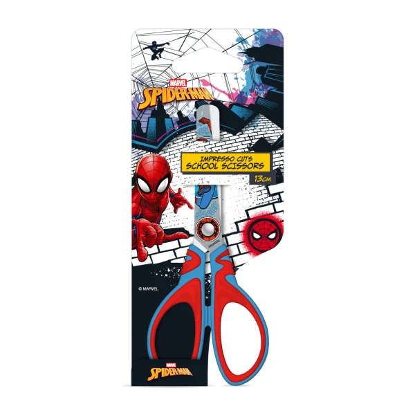 Impresso cuts, školske makaze, blister, Spiderman, 13cm
