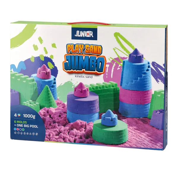 Play sand XXL, kinetički laki pesak, miks, 1000gr
