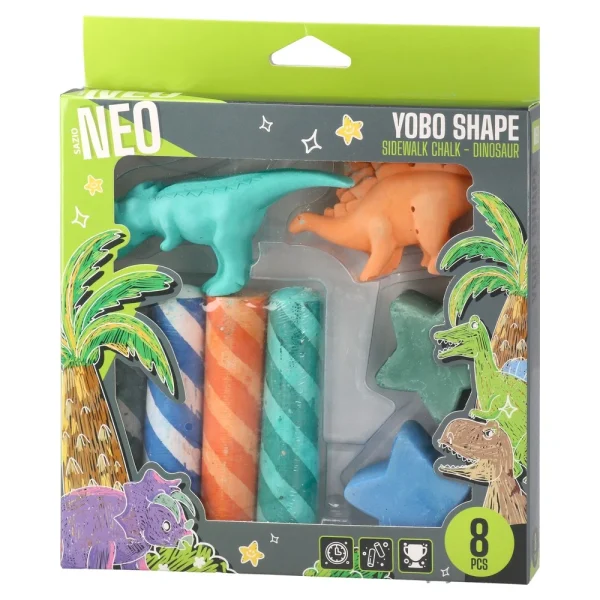 Yobo Shape, kreda za beton, dinosaurus, 8K
