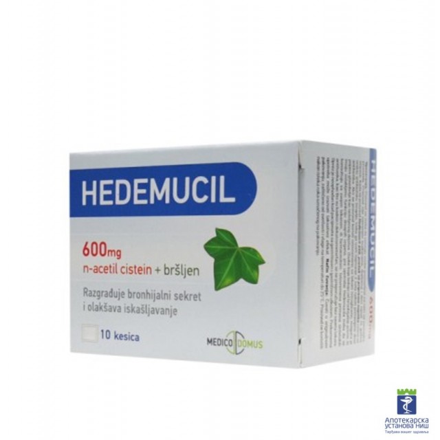 HEDEMUCIL KESICE 10X600MG
