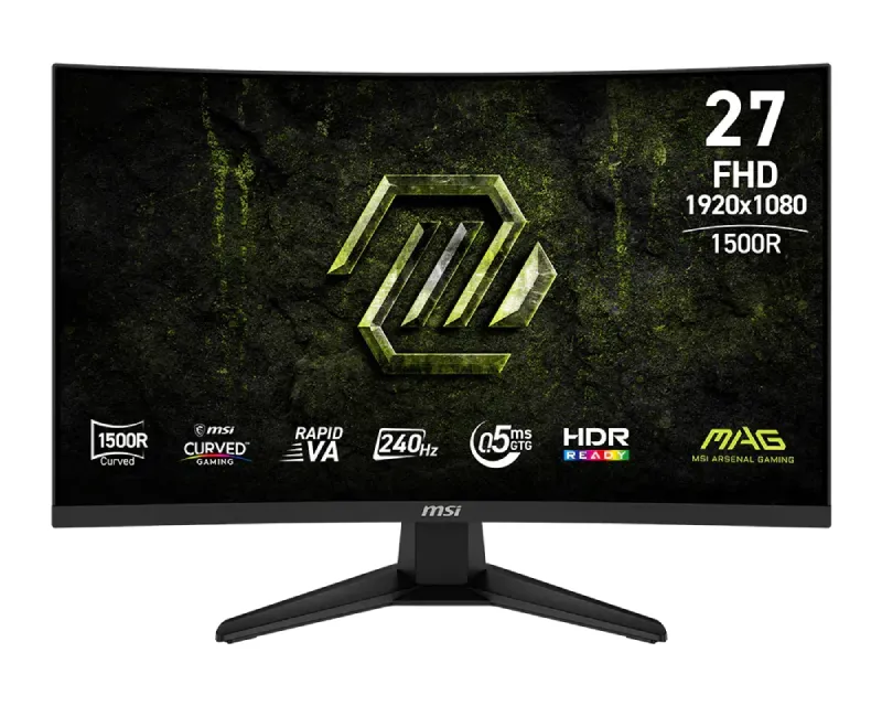 MSI 27 inča MAG 275CF X24 FHD 1920x1080 Rapid VA 240 Hz zakrivljeni gaming monitor