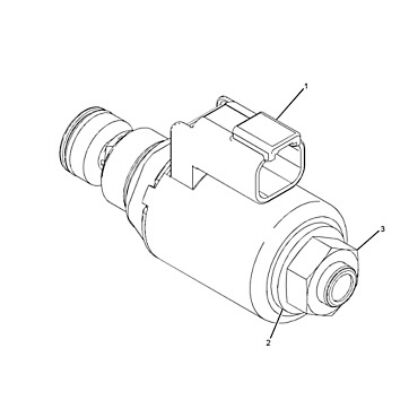 Caterpillar 1744909 / 174-4909 / 1214035 / 121-4035 / 1214030 / 121-4030 solenoidni ventil za Caterpillar D7R D6T XW D6T LGP D6R III D9 D6T XL D7R SERIES D6 D5 D8 D7 D8T D8R D10R D10T2 D10T D5R2 D...