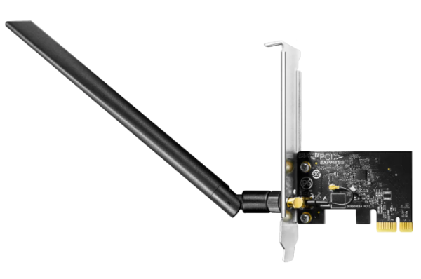Cudy WE650,AC650 Bezicni PCI-E adapter sa dva opsega, 433 Mbps + 200 Mbps ,Dual-Band Wi-Fi 5