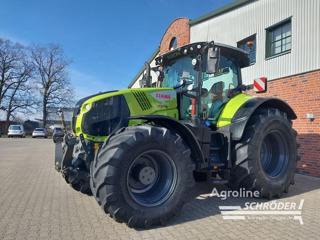 Claas AXION 870 CMATIC | FRONTZAPFWELLE | RTK traktor točkaš