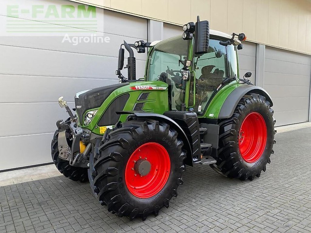 Fendt 516 vario gen.3 profi+ setting2 infotainment, entlastung, 158 lt traktor točkaš