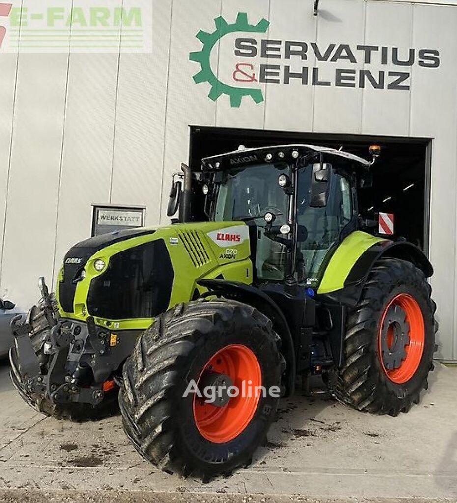 Claas axion 870 cmatic cebis traktor točkaš