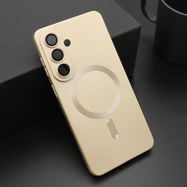 Zastitna maska (futrola) ELEGANT MAGSAFE - Samsung S946 Galaxy S26 Plus 5G zlatna (MS)