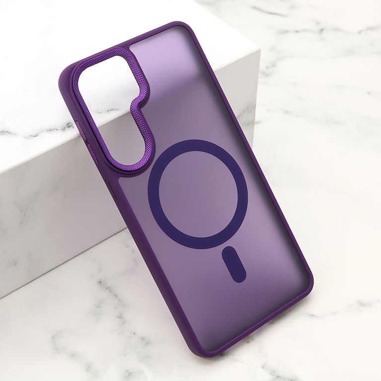 Zastitna maska (futrola) SILKY MAGSAFE II - Samsung S946 Galaxy S26 Plus 5G ljubicasta (MS)