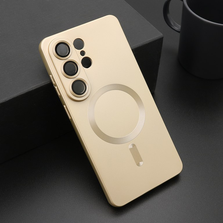 Zastitna maska (futrola) ELEGANT MAGSAFE - Samsung S948 Galaxy S26 Ultra 5G zlatna (MS)