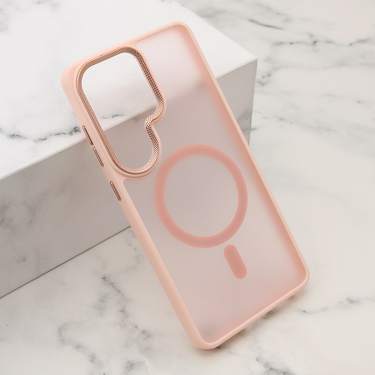 Zastitna maska (futrola) SILKY MAGSAFE II - Samsung S948 Galaxy S26 Ultra 5G roze (MS)