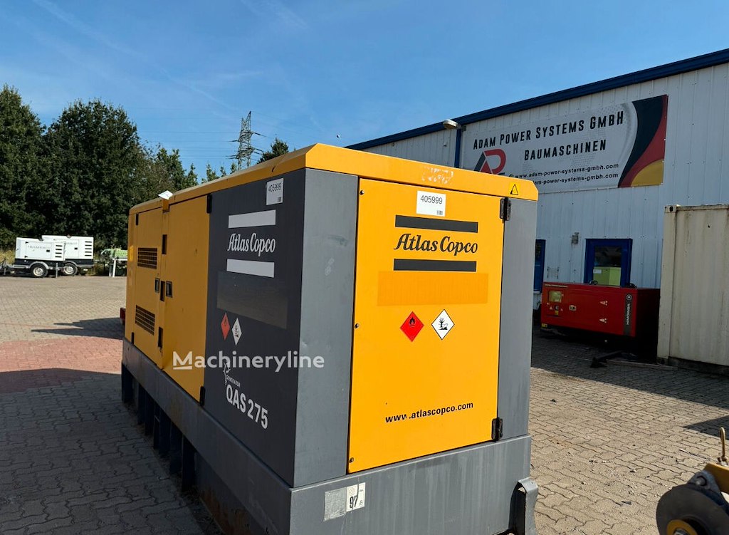 Atlas Copco QAS 275 Generator 275 KVA Volvo 220 KW Stromaggregat diesel generator