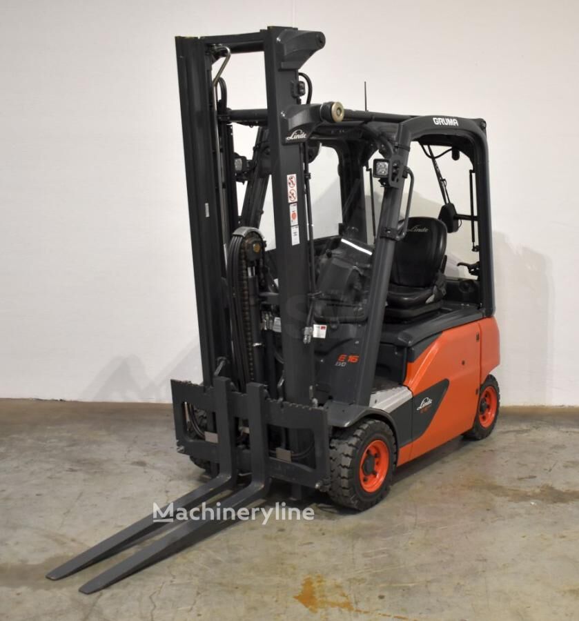 Linde E 16 P EVO 386-02 električni viljuškar