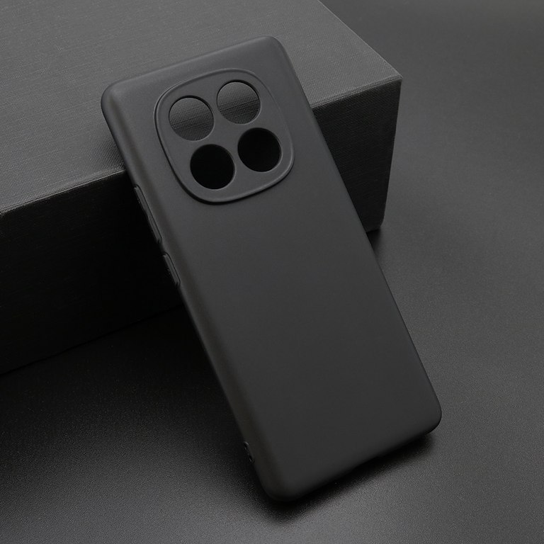 Zastitna ultra tanka (skin) maska / futrola KOLOR - Xiaomi Redmi Note 15 4G crna (MS)