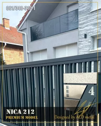 ALU ograda model NICA 212 (PREMIUM MODEL)