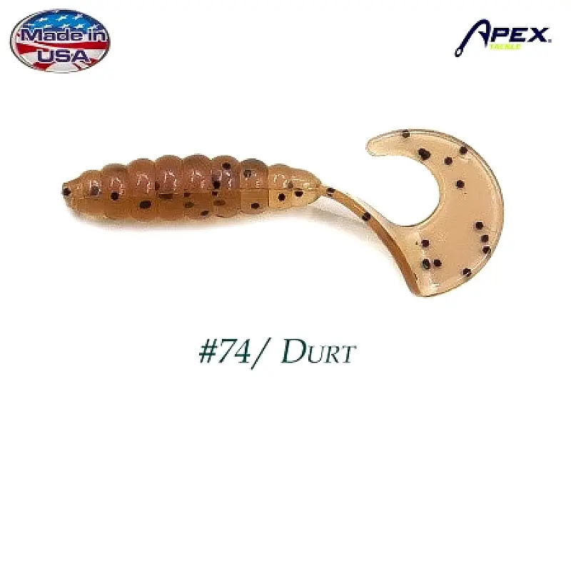 MATZUO APEX 3" CURLY TAIL DIRT (AP-CT3-74)