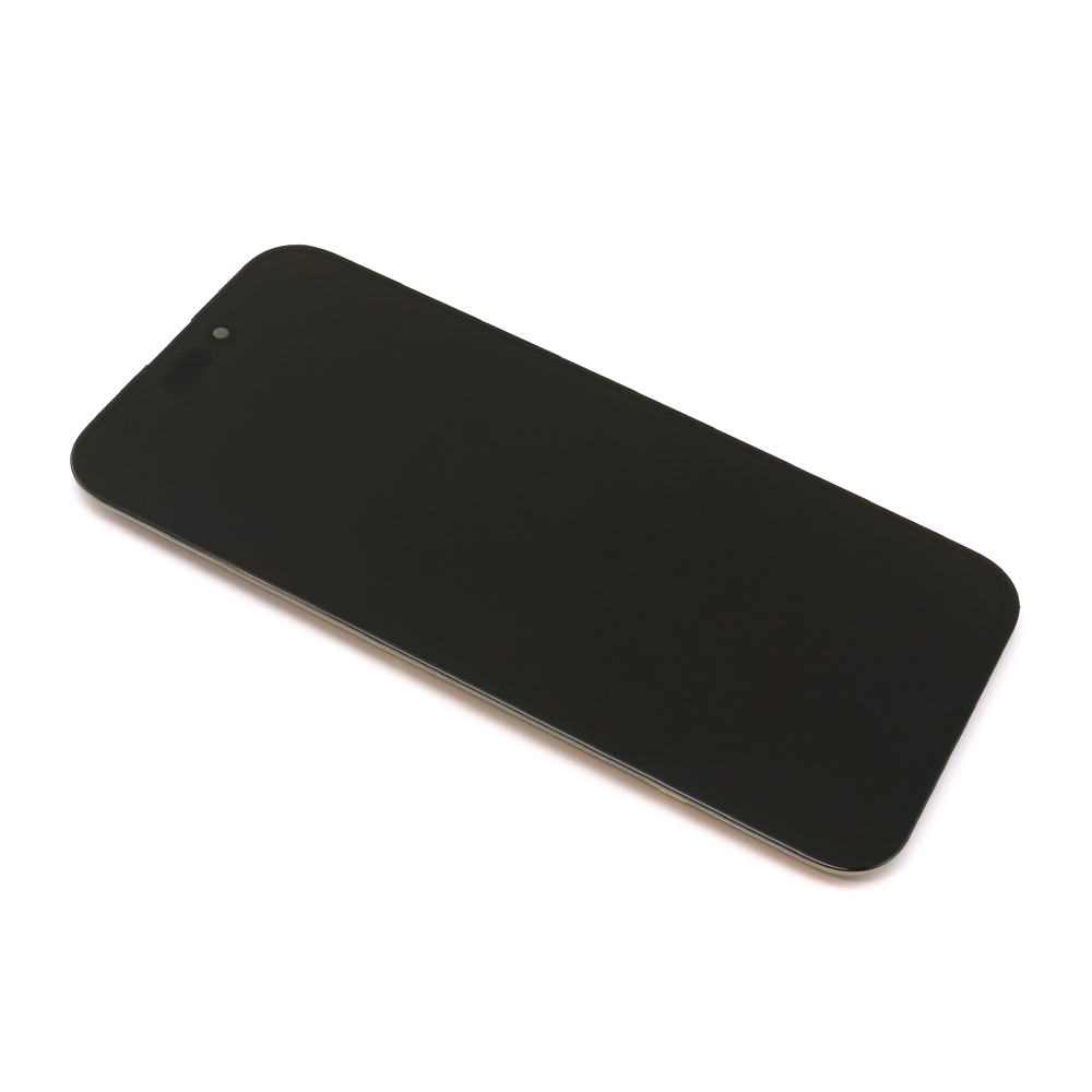 LCD ekran (displej) - Iphone 16 Pro Max + Touch screen crni HARD OLED 90HZ Support IC removable (MS)