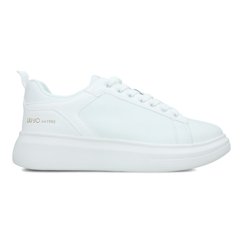 Muške patike Liu Jo Big 05 - Sneaker Calf Leather/Tumbled White