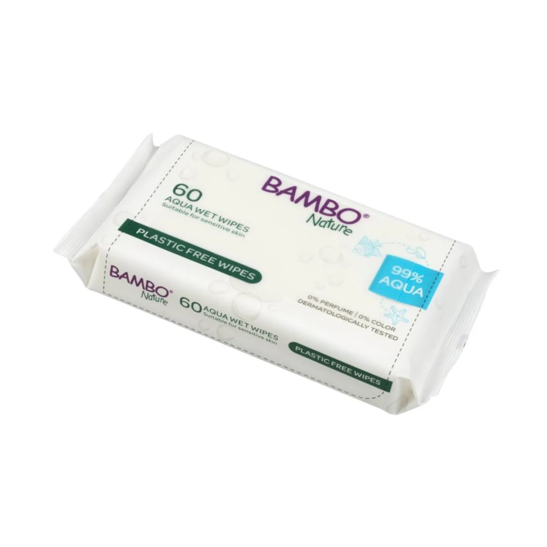 BAMBO® Nature Vlažne Maramice za Bebe 99% Voda 60 Komada