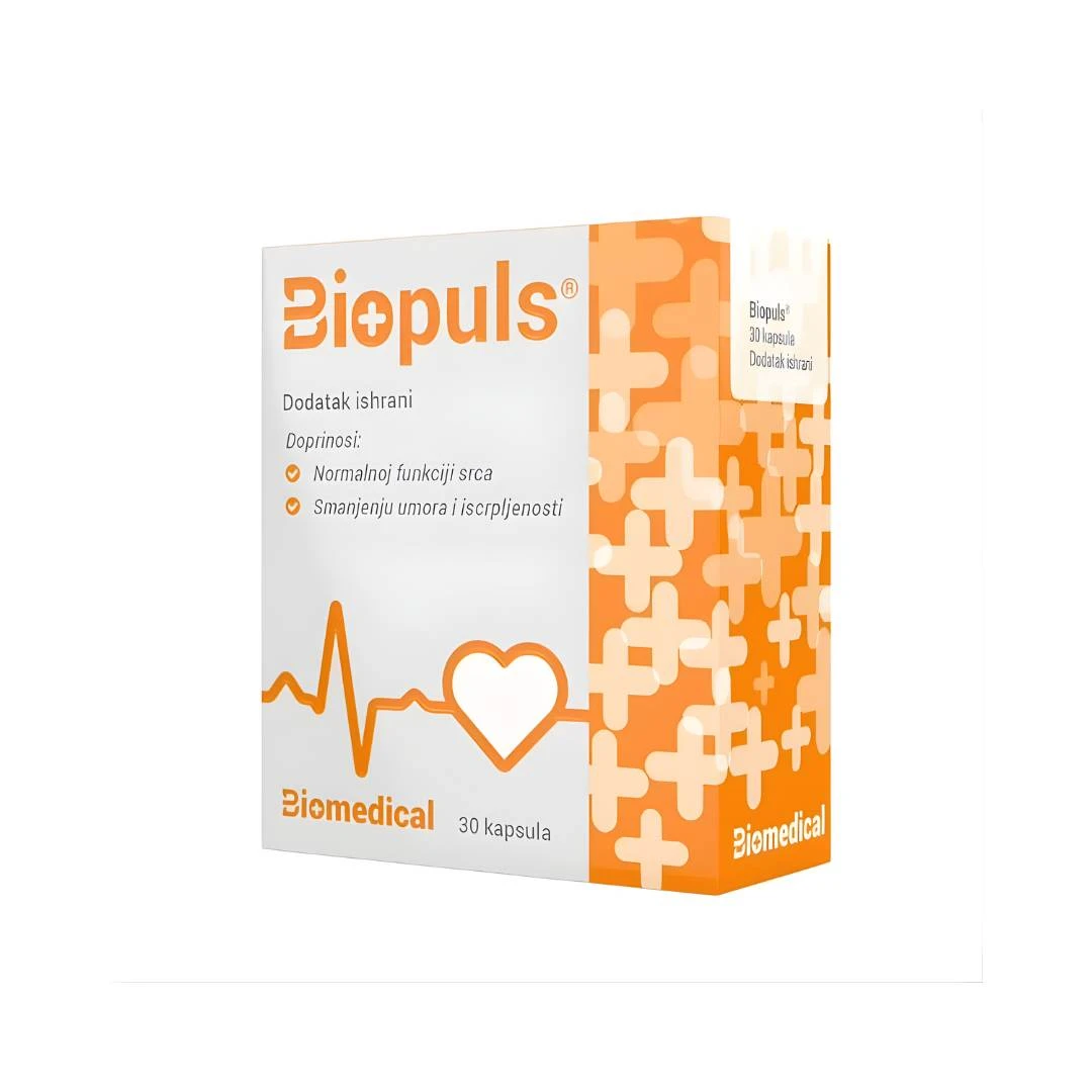 Bioplus® 30 Kapsula za Normalnu Funkciju Srca, Smanjenje Umora i Iscrpljenosti