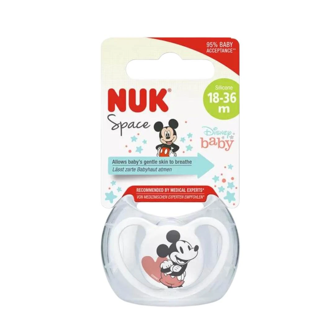 NUK® Varalica Silikon Air Mickey Space Box, 18-36m