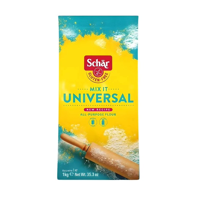 Schär BRAŠNO bez Glutena MIX IT UNIVERSAL 1 kg