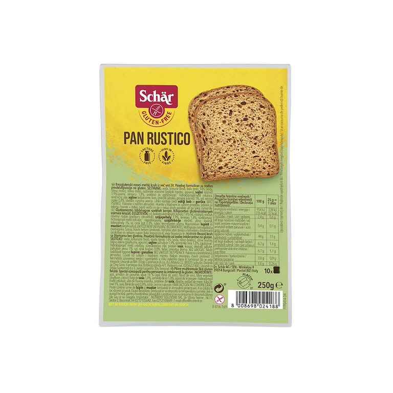 Schär HLEB bez Glutena Pan Rustico 250 g