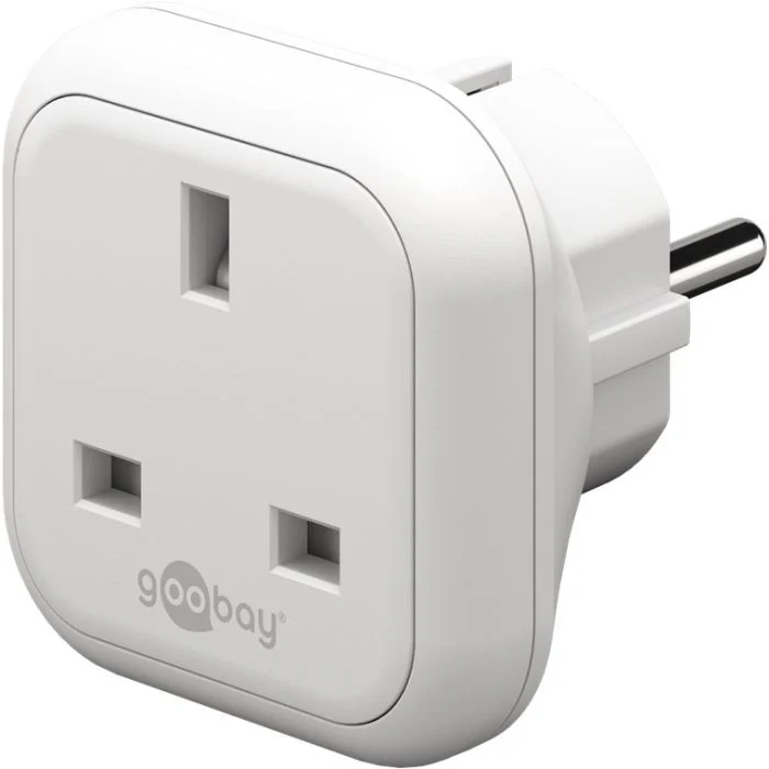 Putni adapter UK - Schuko beli
Putni adapter UK - Schuko beli