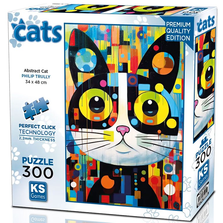 KS Puzzle 300 pcs Cats Abstract Cat 19262