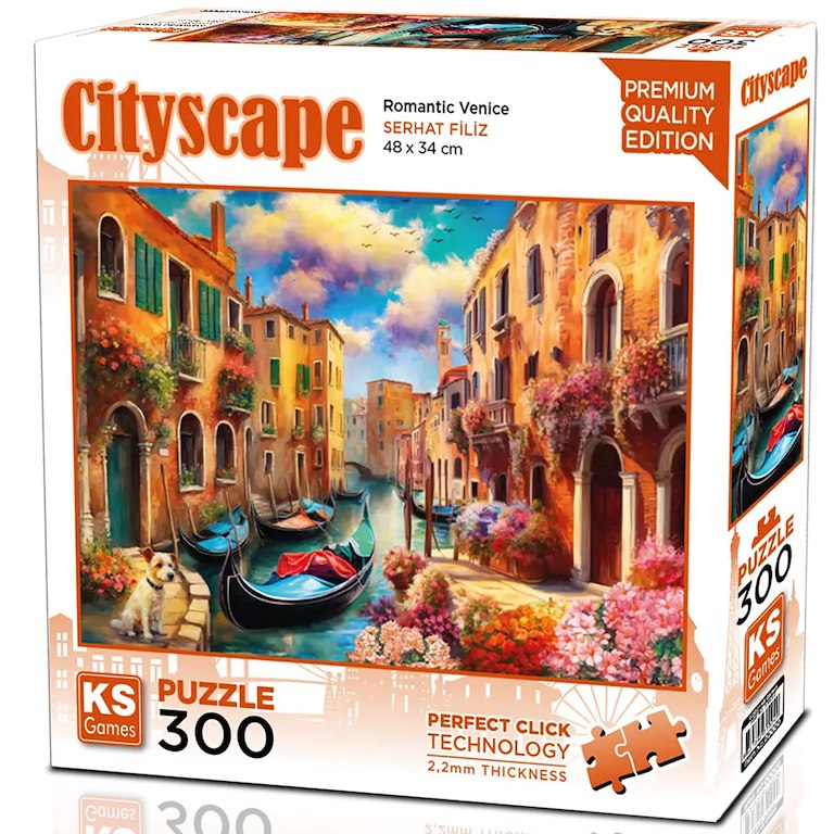 KS Puzzle 300 pcs Cityscape Romantic Venice 19259