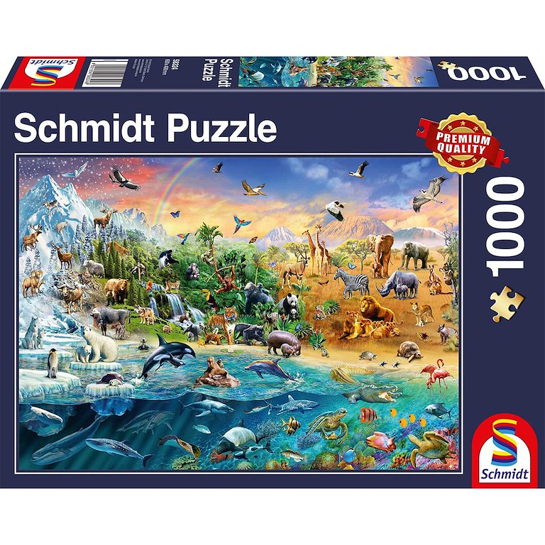 Schmidt puzzle 1000 pcs Animal Kingdom 58324