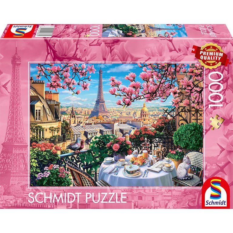 Schmidt puzzle 1000 pcs Breakfast in Paris 58876