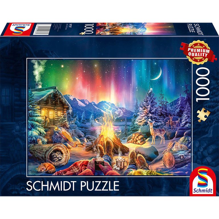 Schmidt puzzle 1000 pcs Campfire Romance Under The Starry Sky 59787