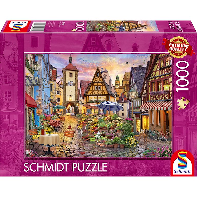 Schmidt puzzle 1000 pcs David McLean Romantic Bavaria 59760