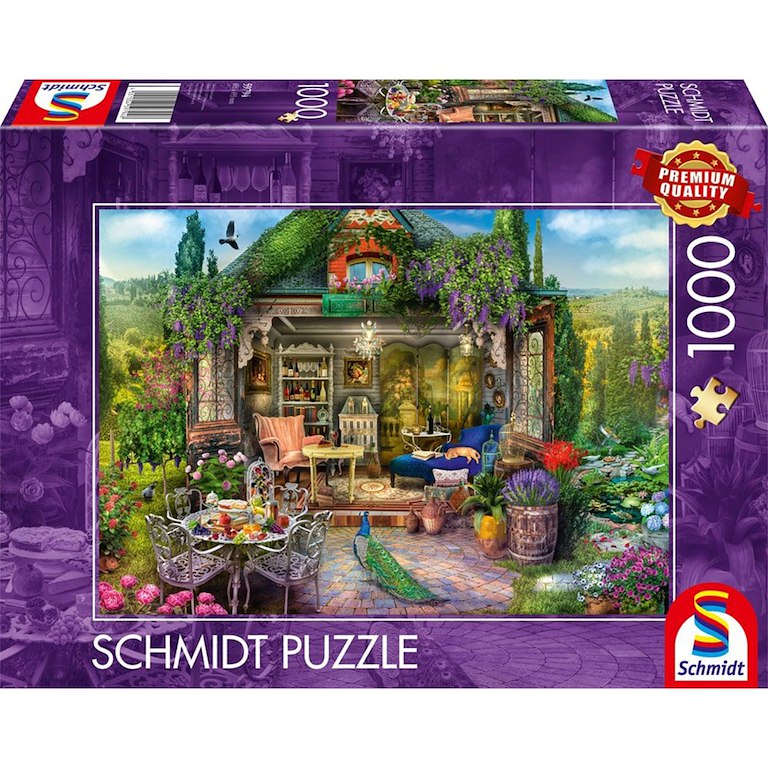 Schmidt puzzle 1000 pcs Garden House Happiness in The Vineyards 59794