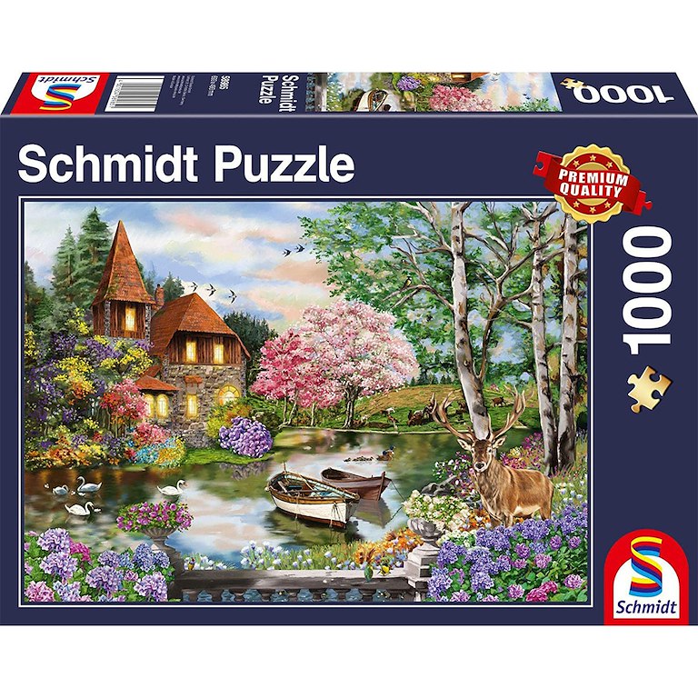 Schmidt puzzle 1000 pcs House on the Lake 58985
