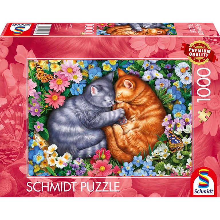 Schmidt puzzle 1000 pcs Sleeping Velvet Paws 58875