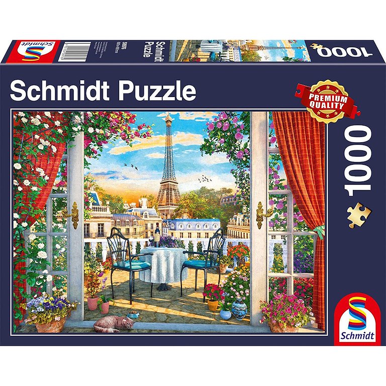 Schmidt puzzle 1000 pcs Terrace in Paris 58976
