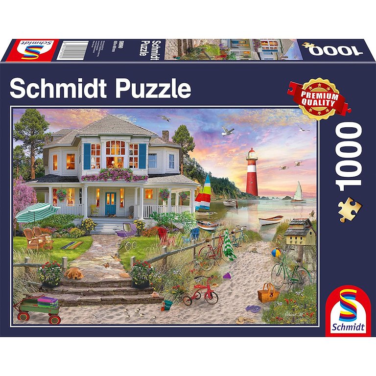 Schmidt puzzle 1000 pcs The beach house 58990