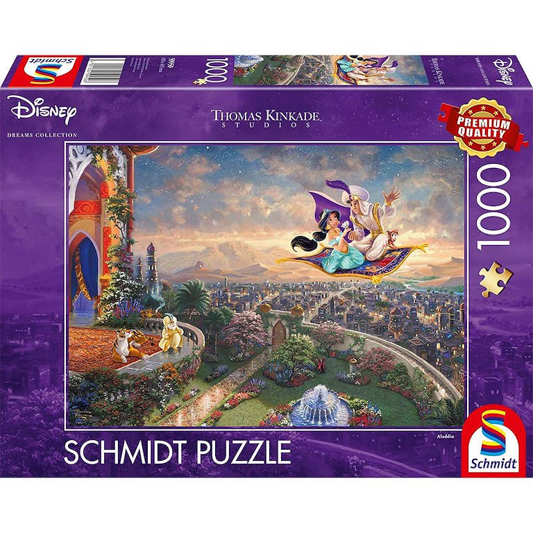 Schmidt puzzle 1000 pcs Thomas Kinkade Disney Aladdin 59950