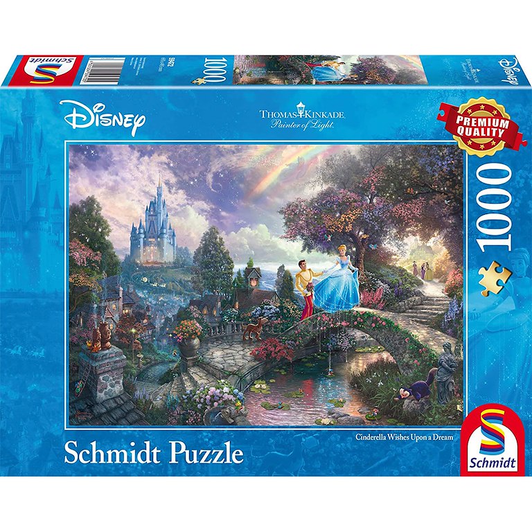Schmidt puzzle 1000 pcs Thomas Kinkade Disney Cinderella 59472
