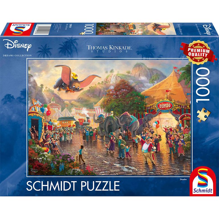 Schmidt puzzle 1000 pcs Thomas Kinkade Disney Dumbo 59939