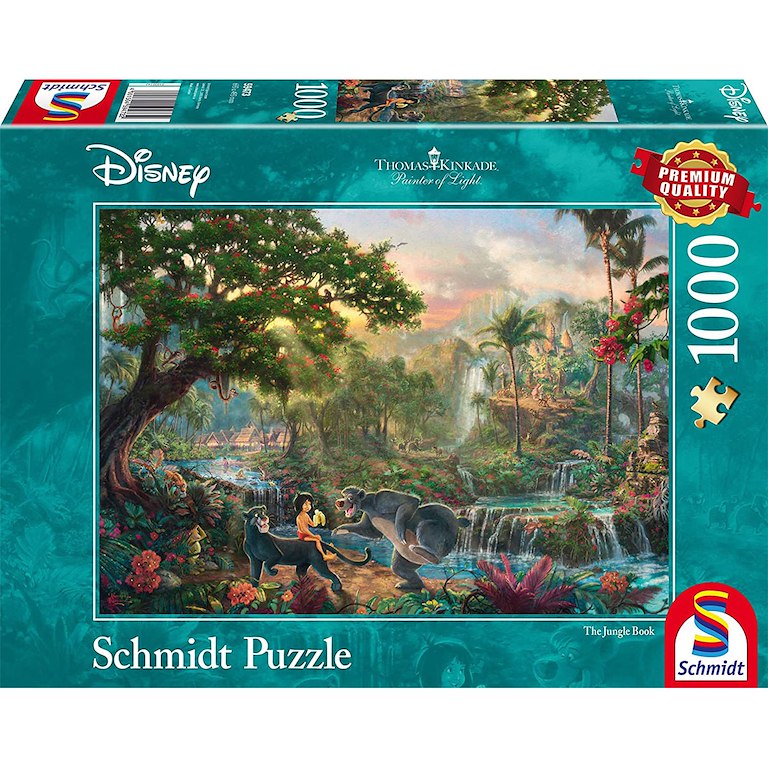 Schmidt puzzle 1000 pcs Thomas Kinkade Disney Jungle Book 59473