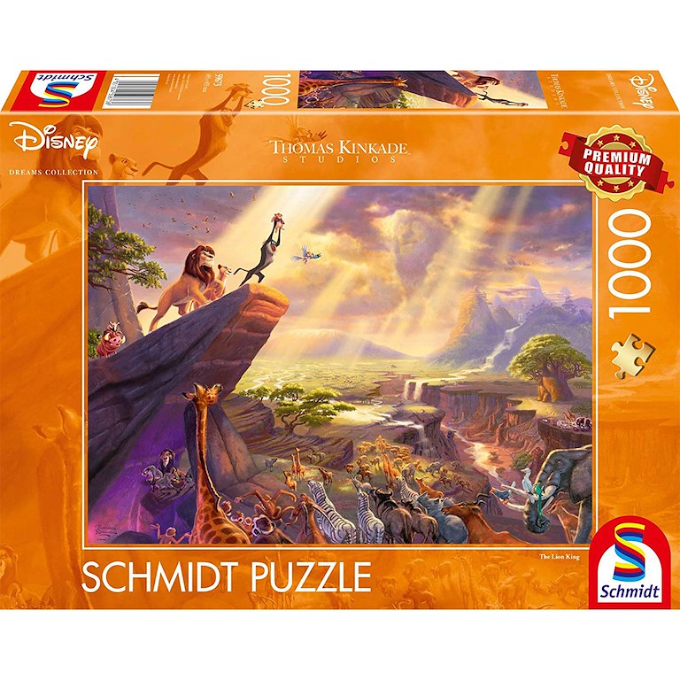 Schmidt puzzle 1000 pcs Thomas Kinkade Disney Lion King 59673