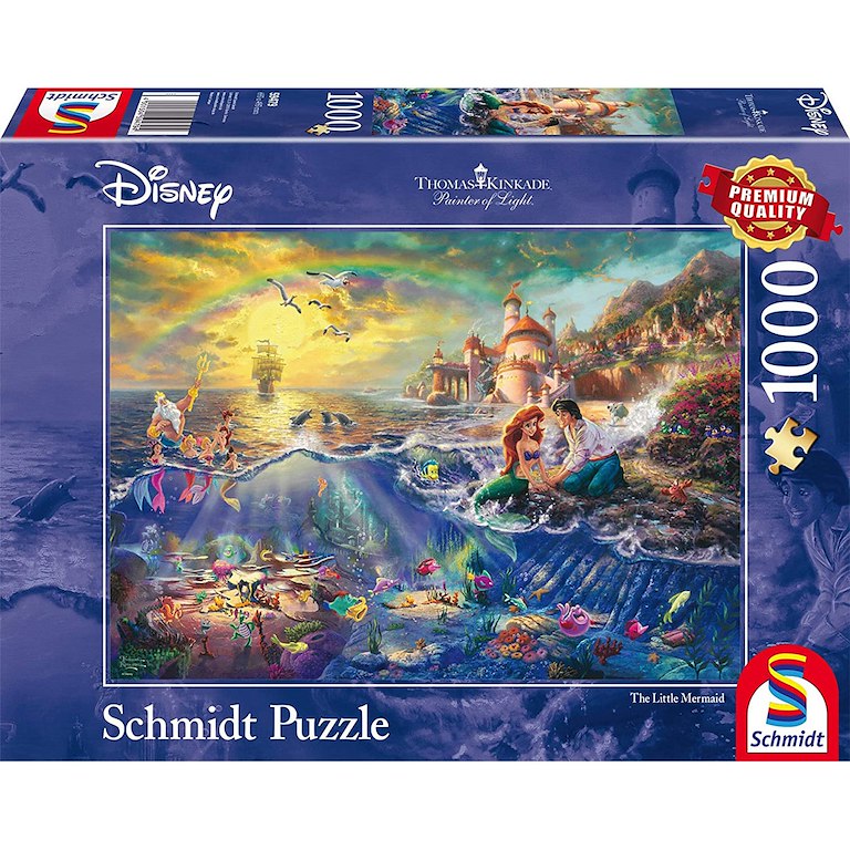 Schmidt puzzle 1000 pcs Thomas Kinkade Disney Little Mermaid 59479