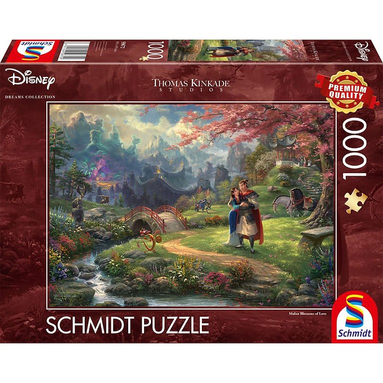 Schmidt puzzle 1000 pcs Thomas Kinkade Disney Mulan 59672