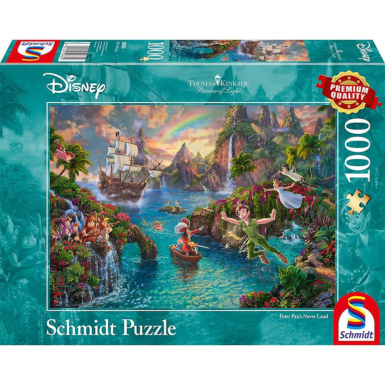 Schmidt puzzle 1000 pcs Thomas Kinkade Disney Peter Pan 59635