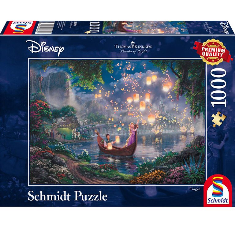 Schmidt puzzle 1000 pcs Thomas Kinkade Disney Rapunzel 59480