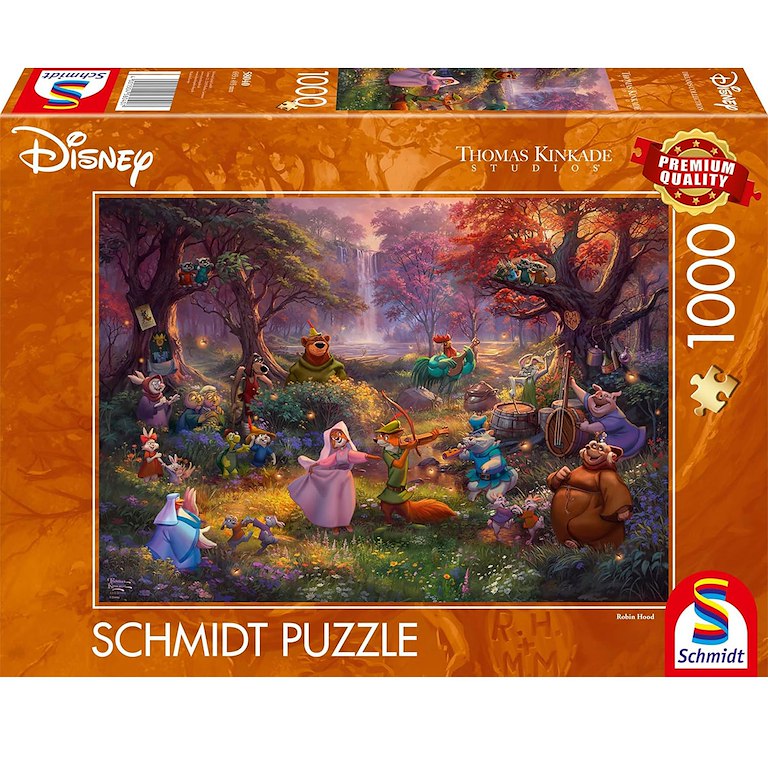 Schmidt puzzle 1000 pcs Thomas Kinkade Disney Robin Hood 58040