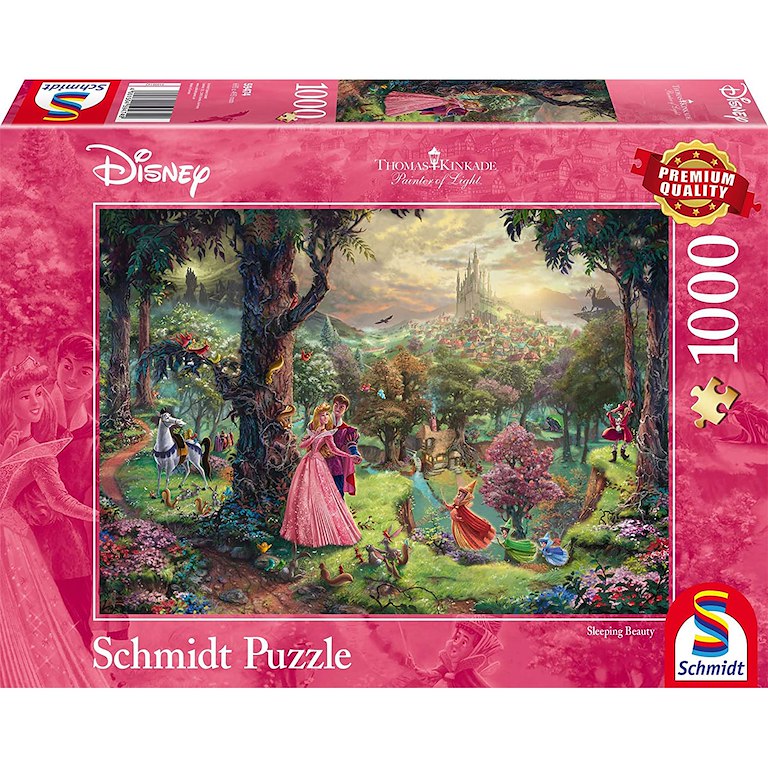 Schmidt puzzle 1000 pcs Thomas Kinkade Disney Sleeping Beauty 59474