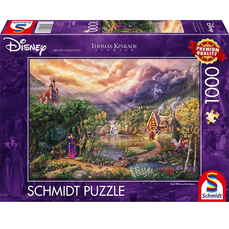 Schmidt puzzle 1000 pcs Thomas Kinkade Disney Snow White and The Queen 58037